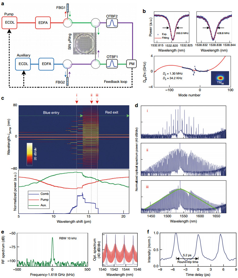 Soliton bursts and deterministic dissipative Kerr soliton generation in ...